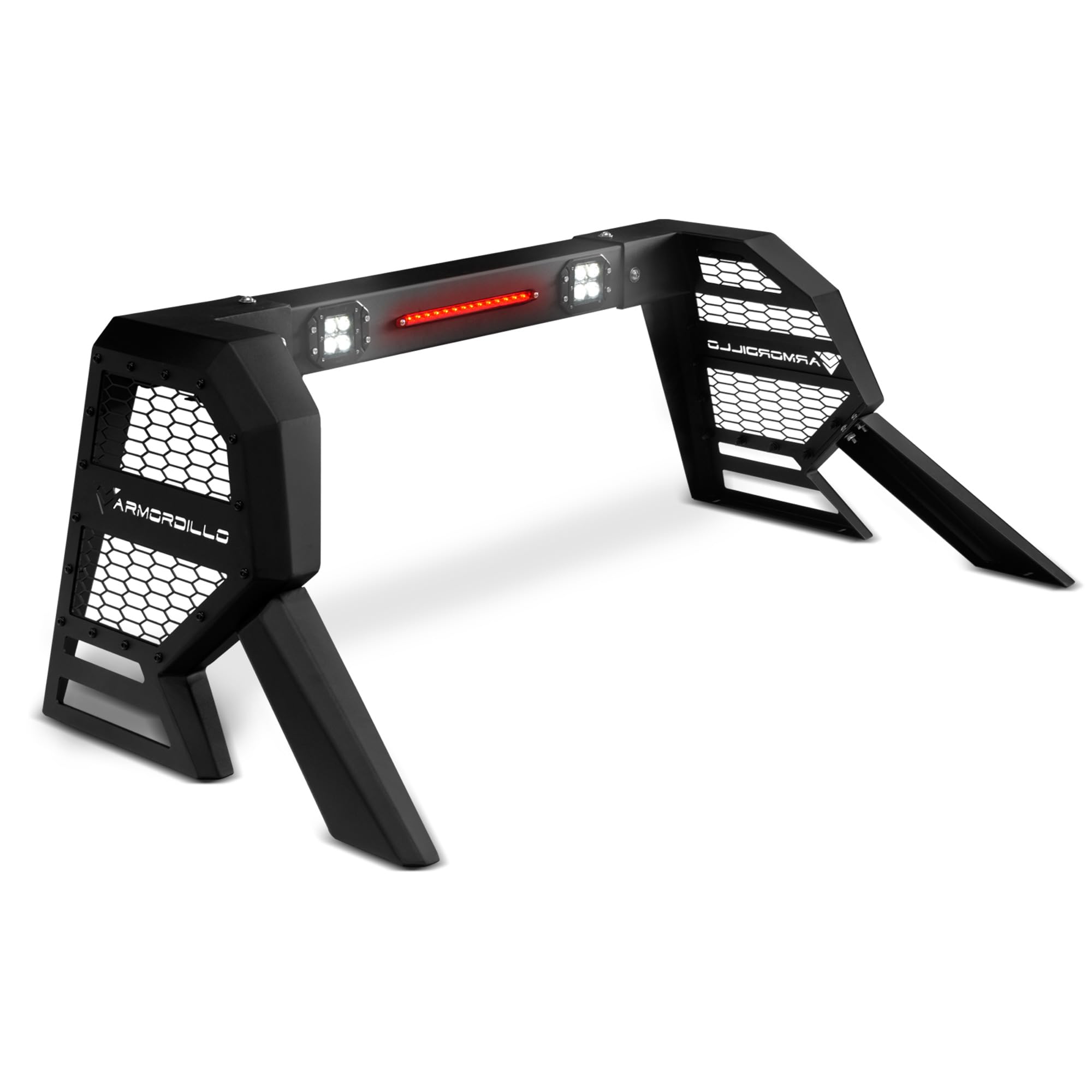 Amazon.com: ARMORDILLO CR2 Roll Bar Chase Rack Compatible for 1/2 Ton ...