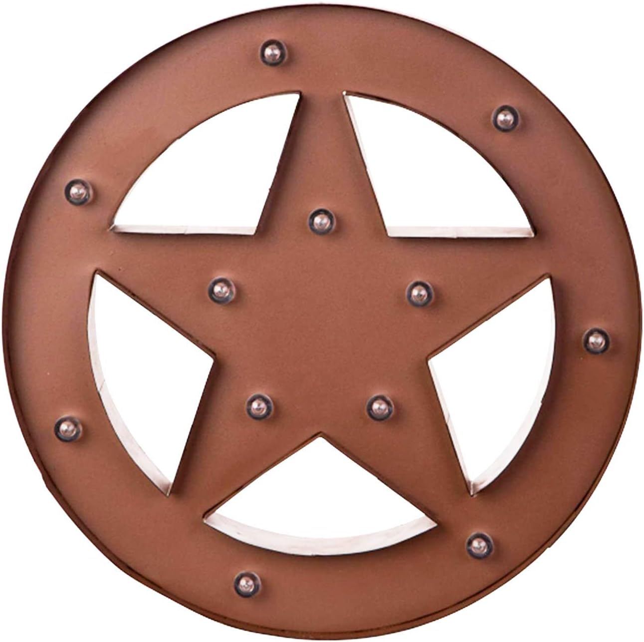 Amazon.com: Glitz Home Vintage Marquee LED Lighted Western Star Sign ...