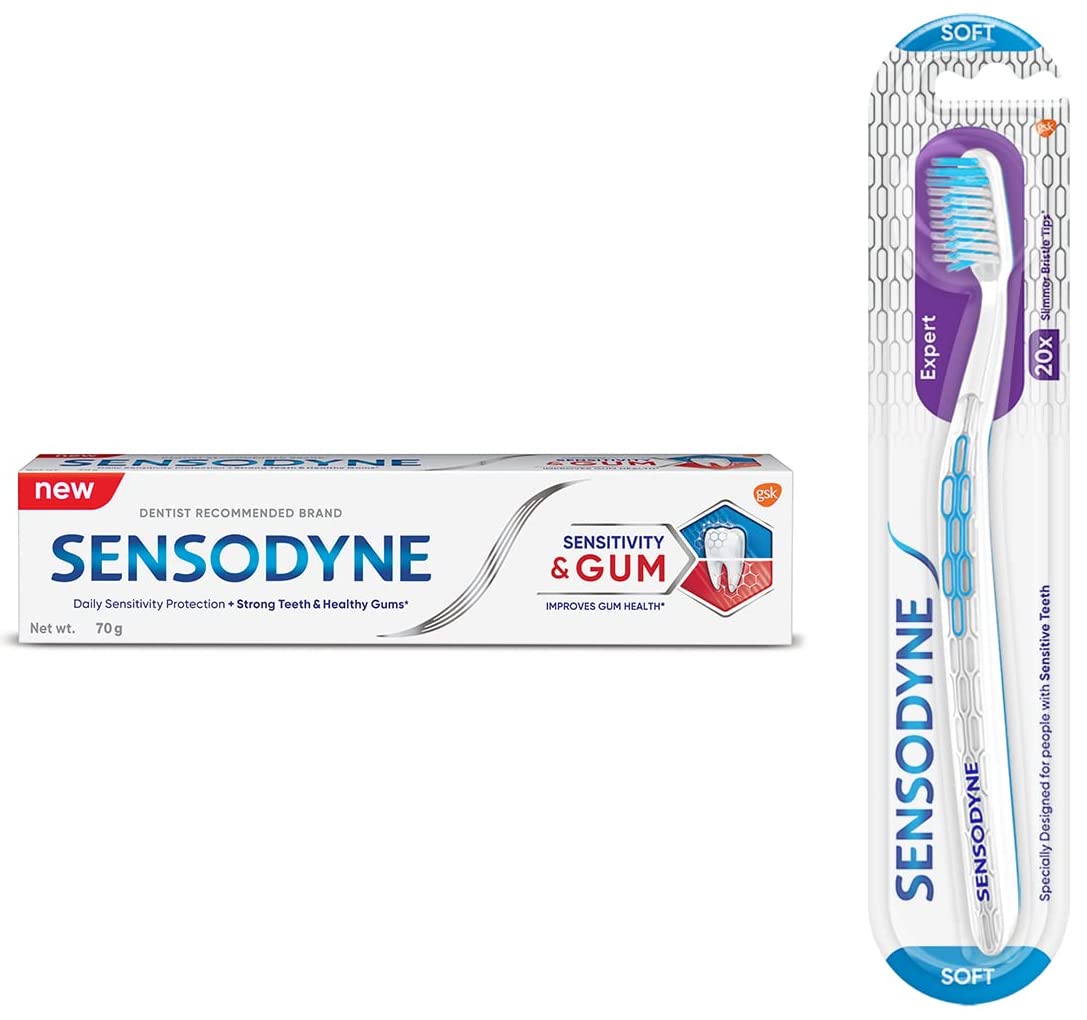 Buy Sensodyne Toothpaste Sensitivity & Gum, Dual action tooth paste for ...