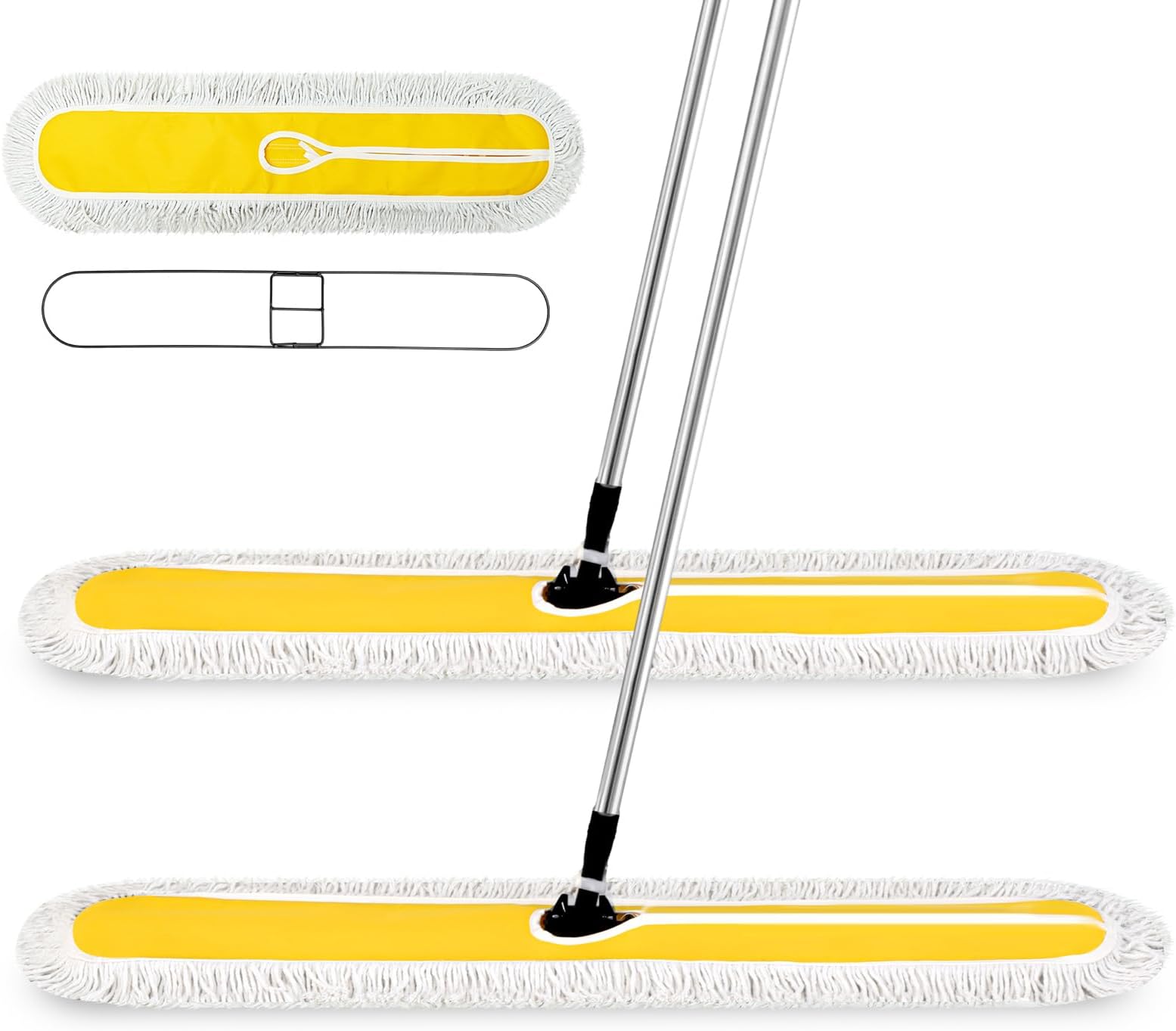 Amazon.com: Suclain 2 Pack Dust Mop 43" 36" Commercial Dust Mop Floor ...
