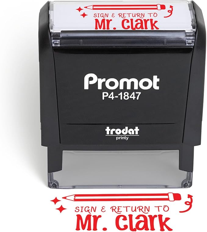 Amazon.com: Promot Custom Teacher Stamps for Classroom Feedback ...