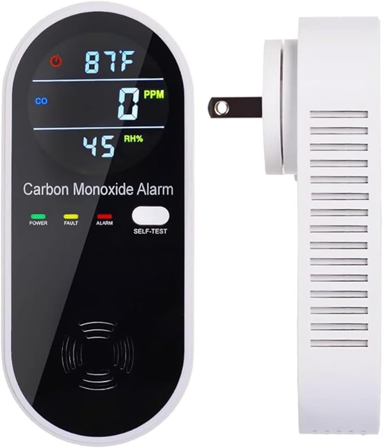 3-in-1 Carbon Monoxide Detector, Carbon Monoxide Detector Plug in Wall ...