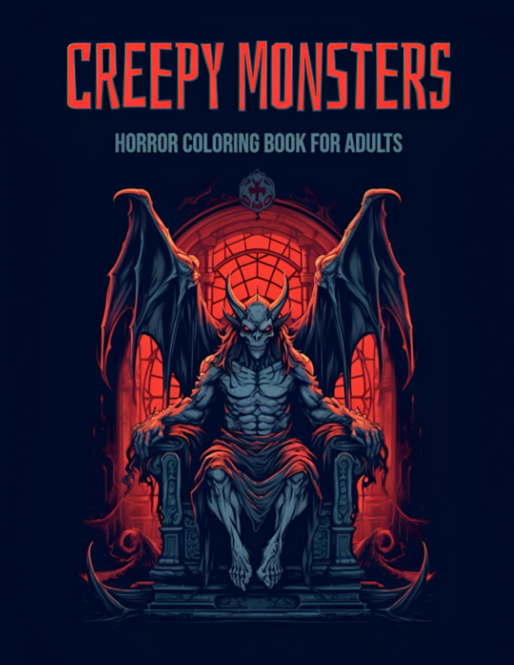 Amazon.com: Creepy Monsters Horror Coloring Book for Adults: A ...