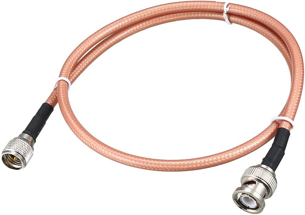 Amazon.com: uxcell Low Loss RF Coaxial Cable Connection Coax Wire RG-142 BNC Male to Mini UHF ...