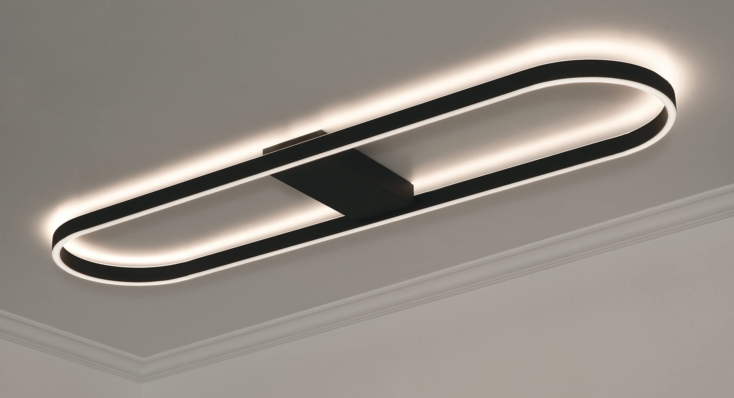 Snapklik.com : AFX Glo 48 LED Linear Semi-Flush