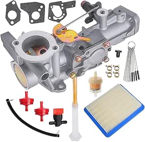 Amazon.com: Rebuiman 498298 Carburetor with 491588S 491588 Air Filter ...