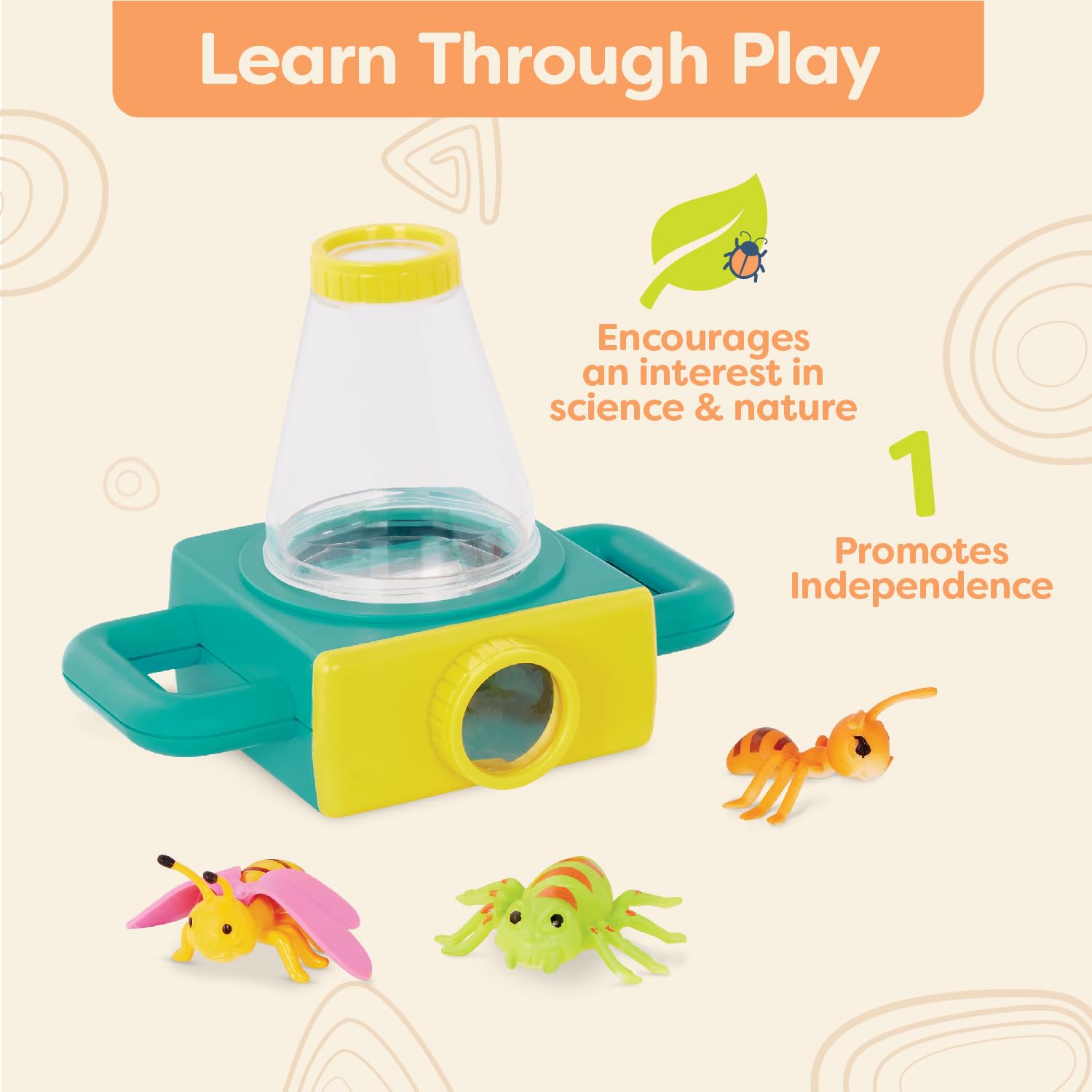 Snapklik.com : B. Toys Double Sided Microscope Sports & Outdoor ...