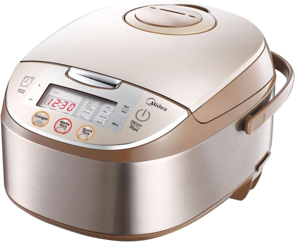 Midea Rice Cooker with Steamer and Warming Function, MB-FS5017, Multi ...