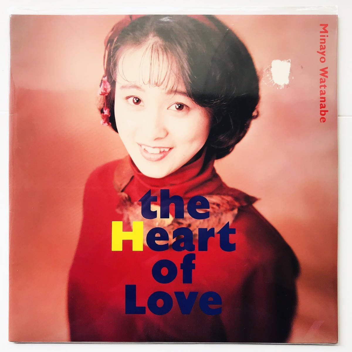 Amazon.co.jp: レア..レコード/渡辺美奈代〔 恋してると、いいね -The Heart Of Love- 〕Minayo Watanabe ムーンライダース 鈴木慶一/おニャン子 ...