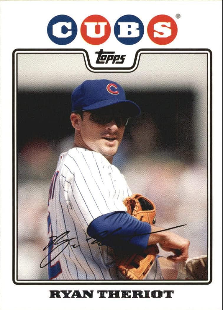 Amazon.com: 2008 Topps Baseball #584 Ryan Theriot Chicago Cubs ...