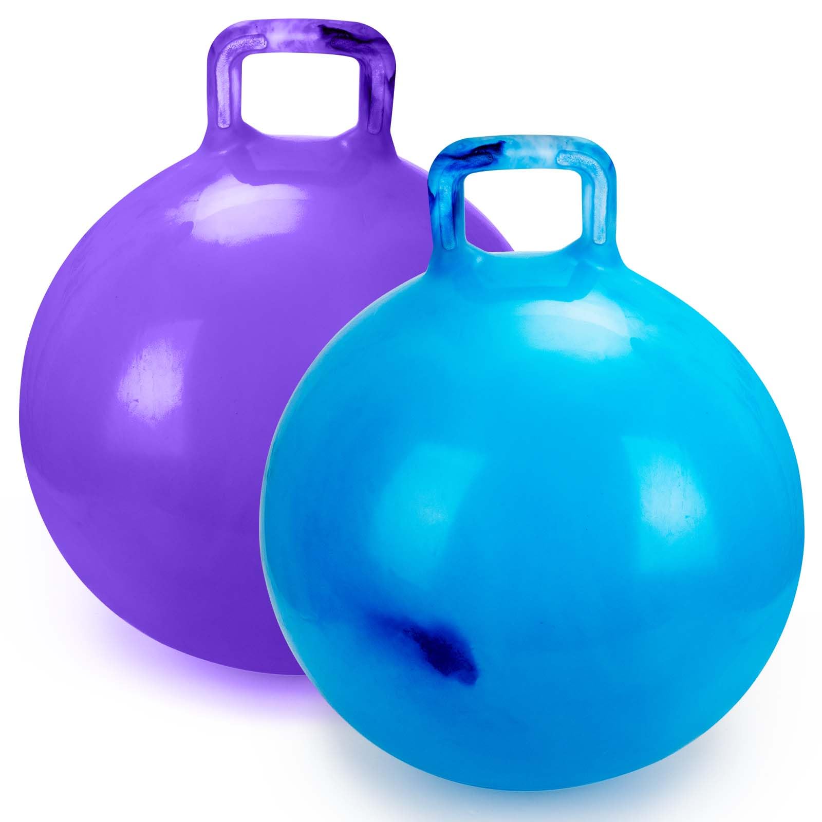 Amazon.com: Willingfun Hopper Ball 2 Pack with Air Pump, 18 Inch Bounce ...