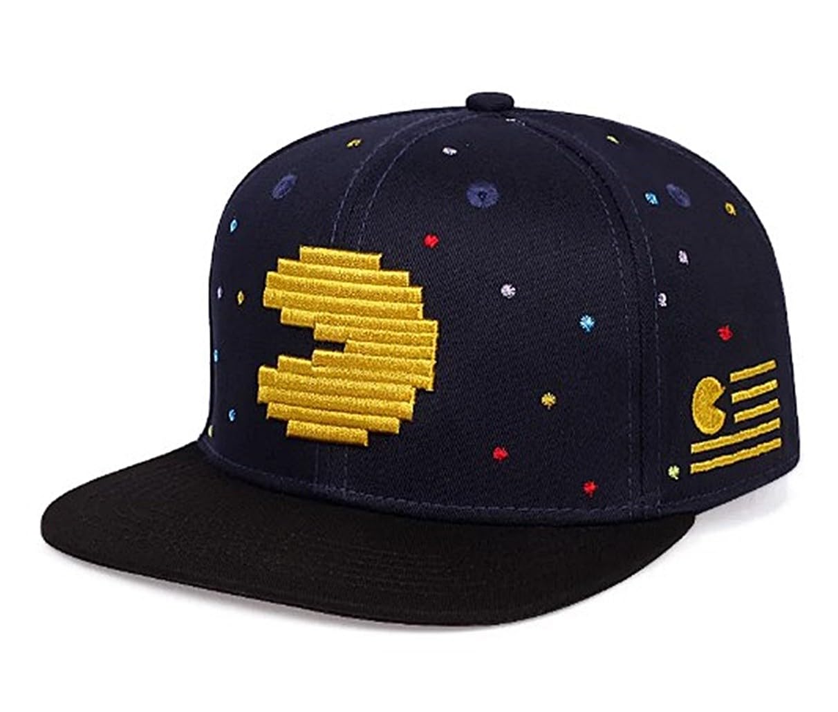 Classic Arcade Game Pac Cartoon Man Baseball Cap Adjustable Snapback ...