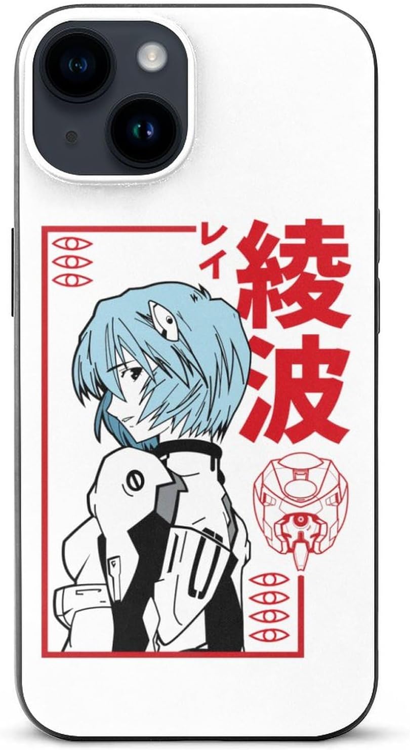 Amazon.co.jp: iPhone 14 Case, Neon Genesis Evangelion Rei Ayanami ...