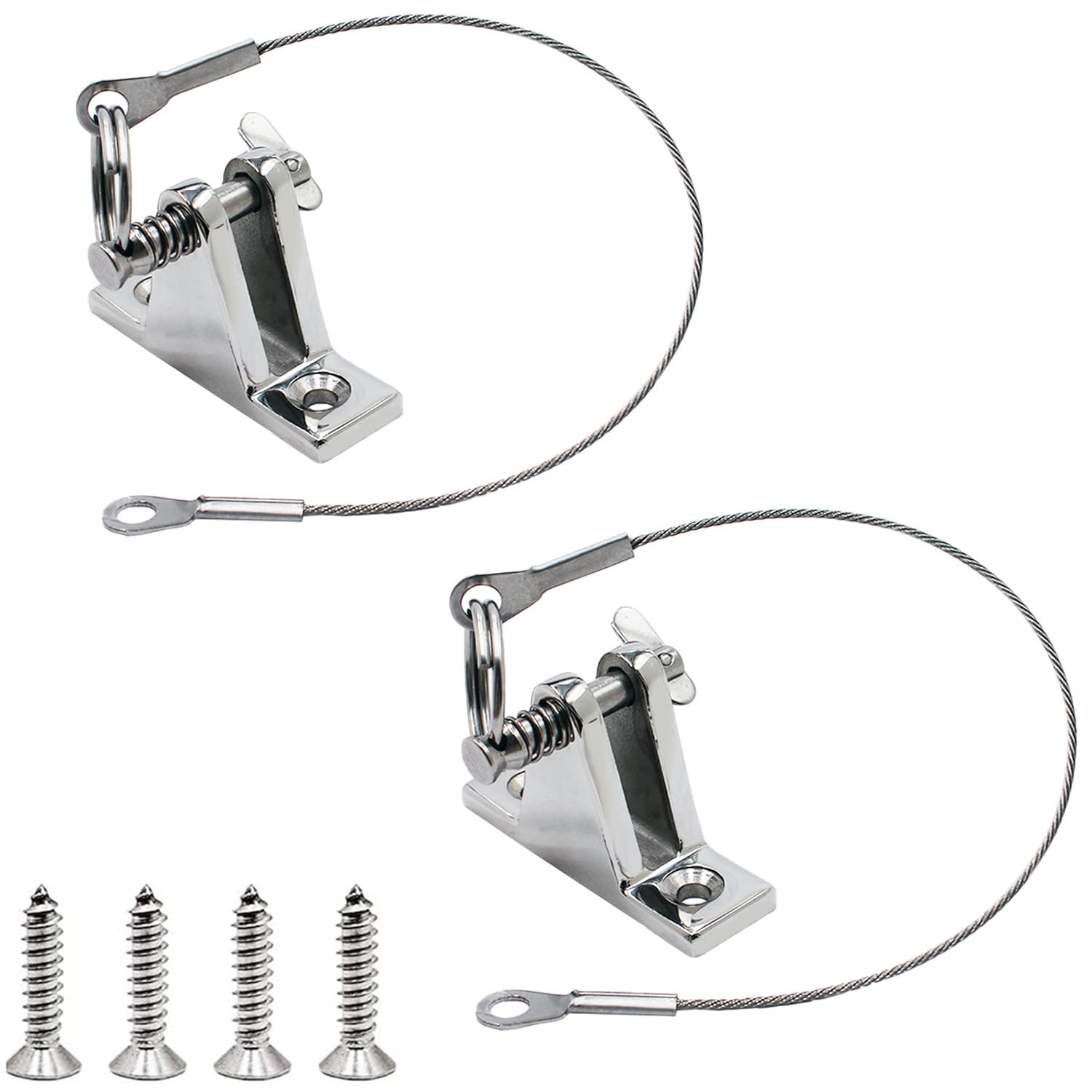 Snapklik.com : YANYUCB Boat Bimini Top Swivel Deck Hinge 316 Stainless ...