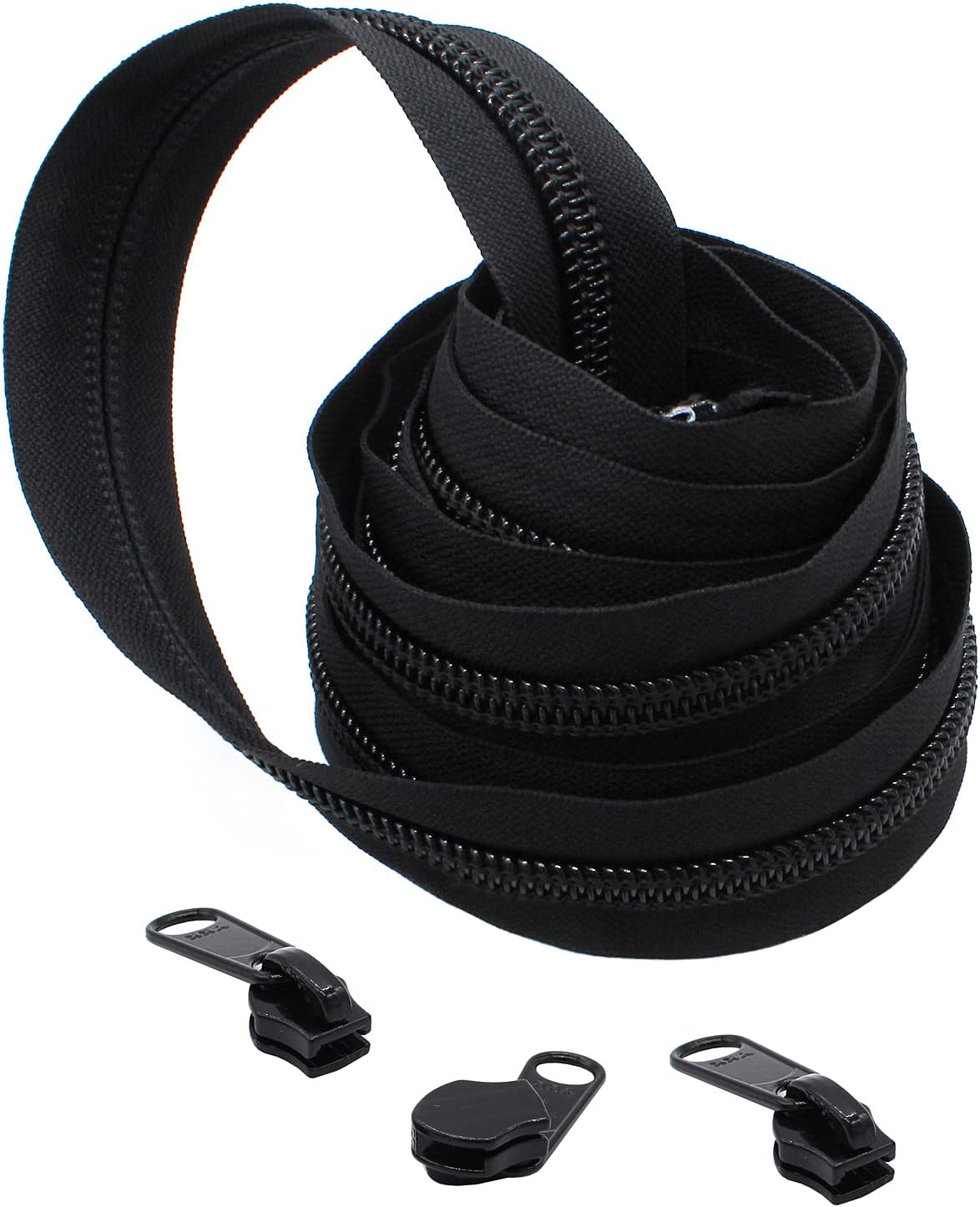 Amazon.com: YKK® Zipper Chain 3 Yards YKK #10 Nylon Coil Chain Color ...