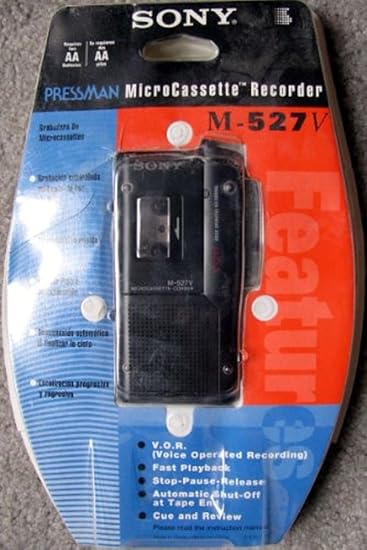 Amazon.com: Sony Pressman Micro-Cassette Recorder M-527v : Electronics