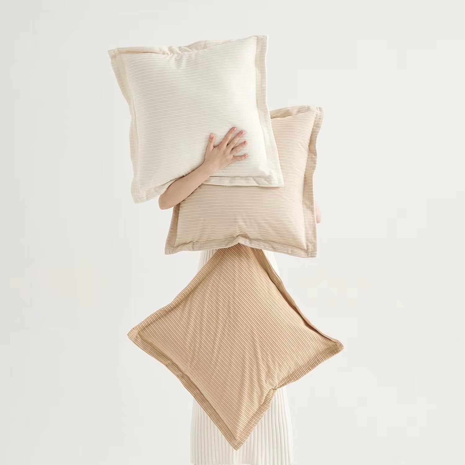 Amazon.com: COCO TOP Pack of 3 Large Throw Pillow Cases 24x24inch, Soft ...