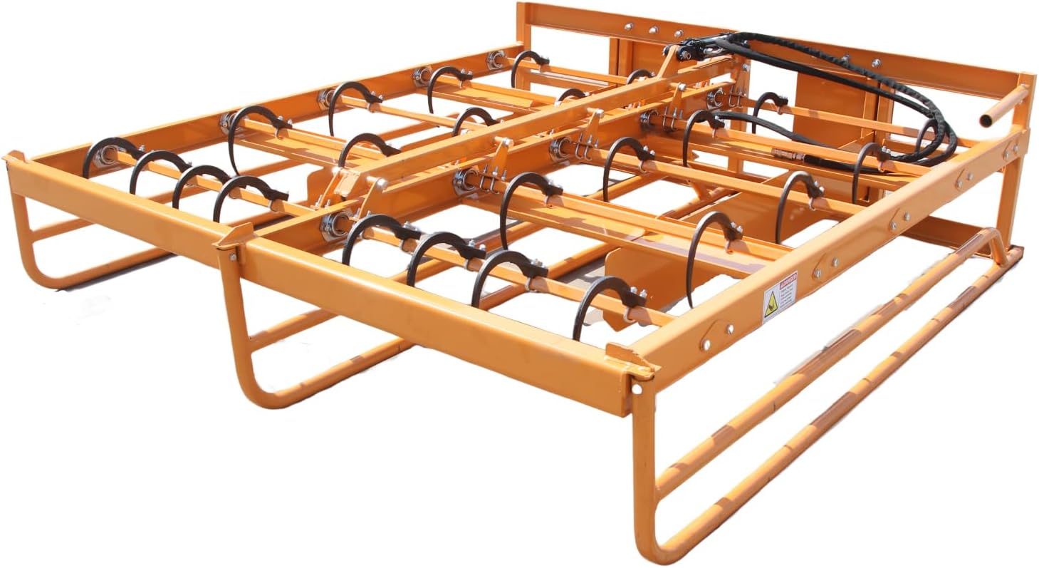 Amazon.com: Wolfequip 24 Hooks Hay Grapple Hay Bale Accumulator Farm ...