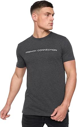 French Connection Men's Logo T-Shirt | Amazon.com