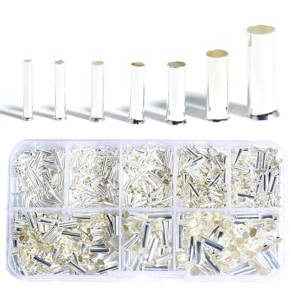 shengbowi 1100Pcs Wire Ferrules Tinned Copper Crimp Connector ...