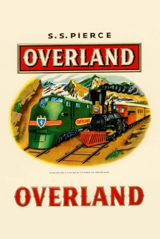 Amazon.com: SS Pierce Overland Cuban cigar label Samuel Stillman Pierce ...