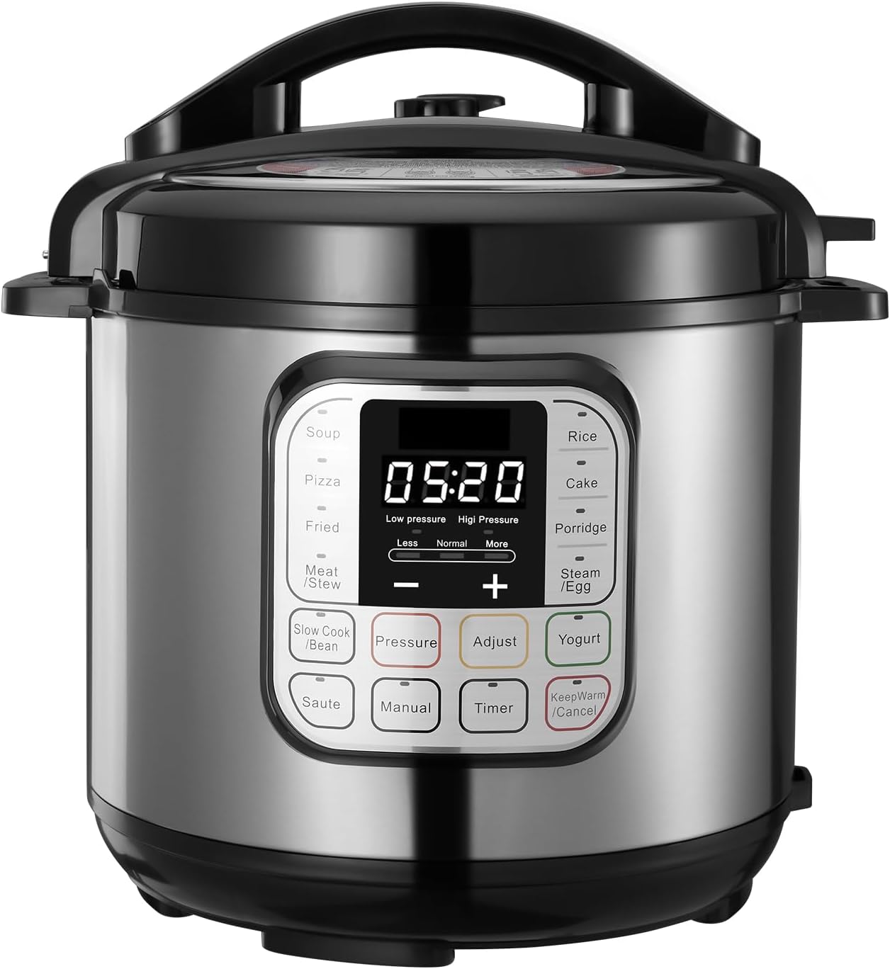MasterChef olla a presión 13 en 1 - 5.6 l, eléctrica digital, multiolla con 13 funciones ...
