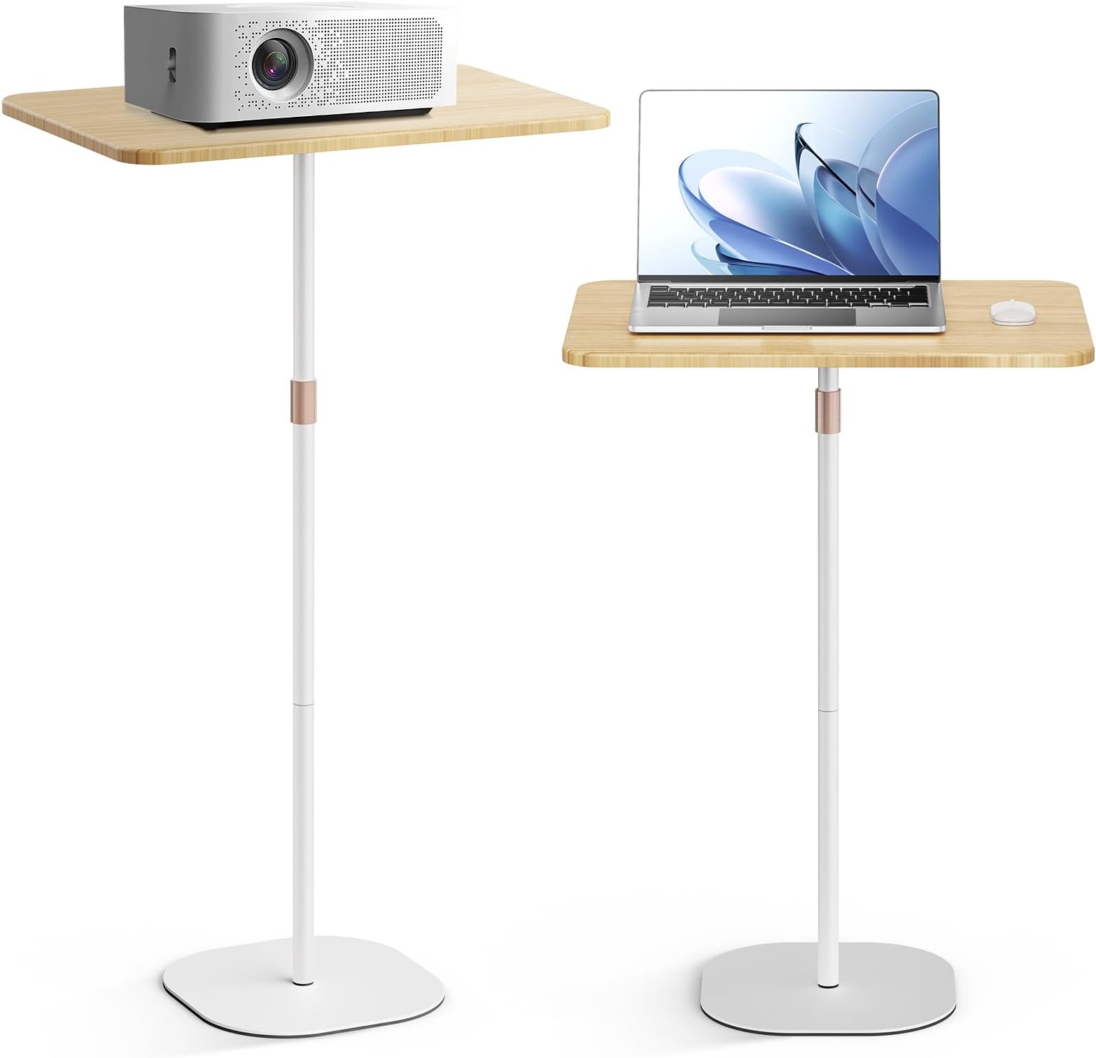 POLESTO Stehpult Höhenverstellbar Schreibtisch mit 46–120cm Laptop ...