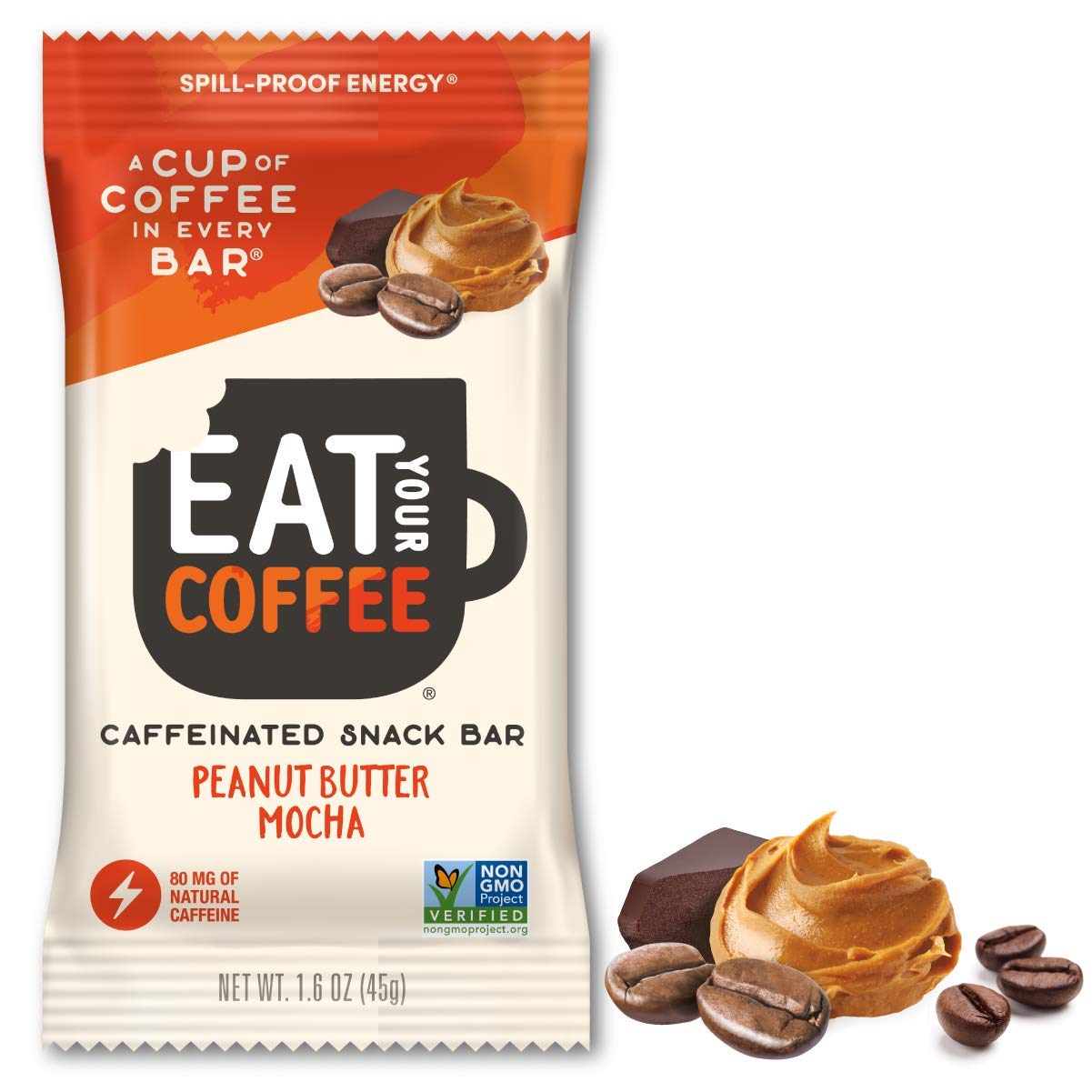 Amazon.com : Eat Your Coffee Energy Snack Bar - Variety Pack (Peanut ...