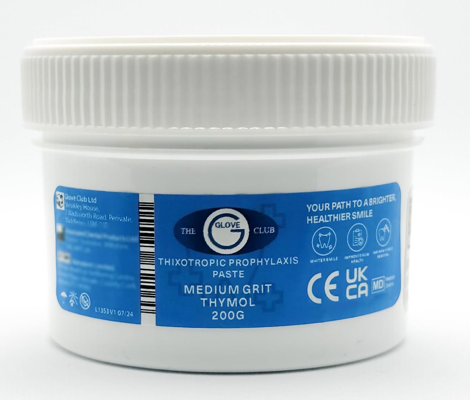 Glove Club Ltd Prophy Paste Thixotropic Thymol 200gram Medium Grit Pink ...