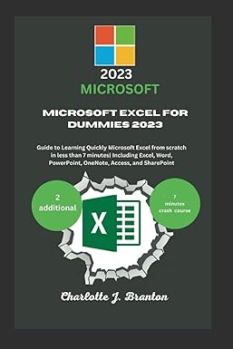 Amazon.com: MICROSOFT EXCEL FOR DUMMIES 2023: Guide to Learning Quickly Microsoft Excel from ...