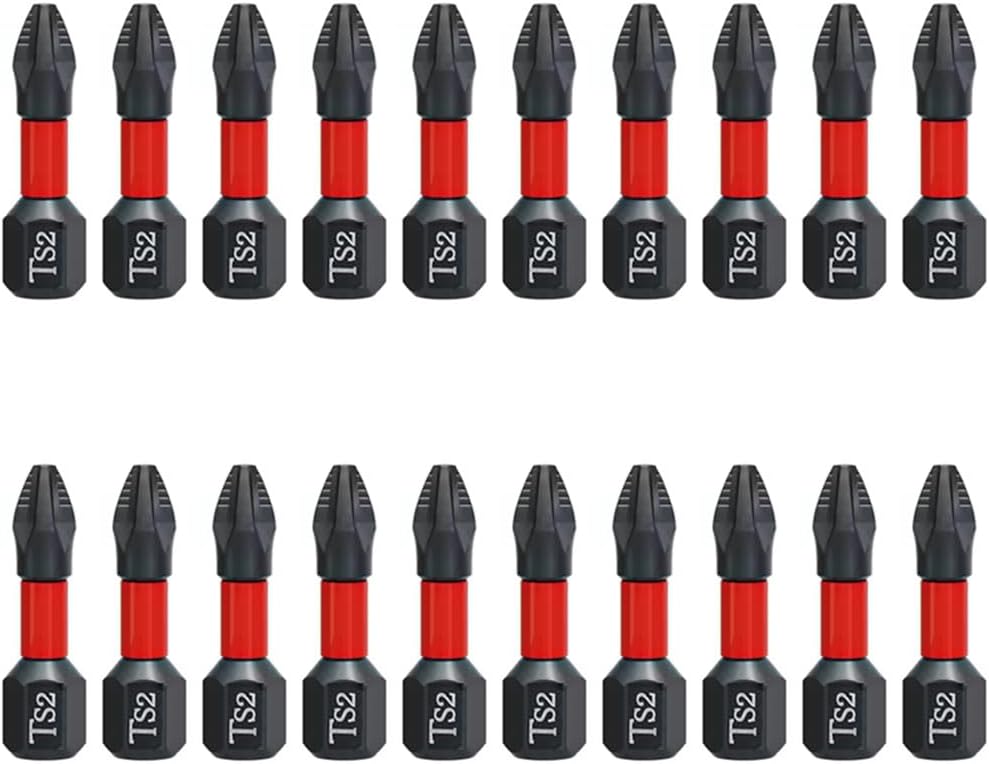Teocpai 20PCS 25mm Phillips Screwdriver Bits PH2 Magnetic Screwdriver ...