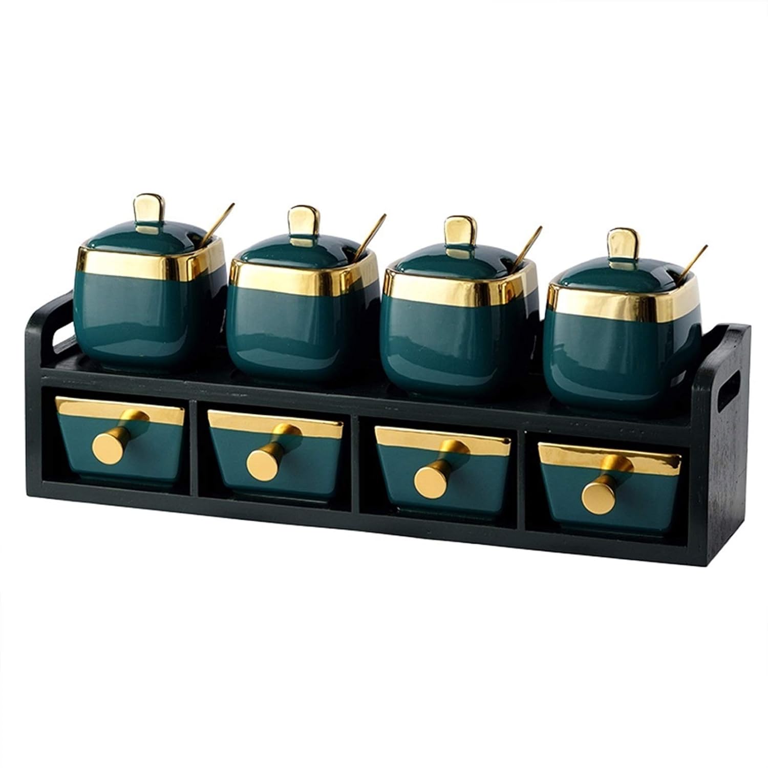 Amazon.com | Condiment Jar Spice Container Luxury Porcelain Condiment ...