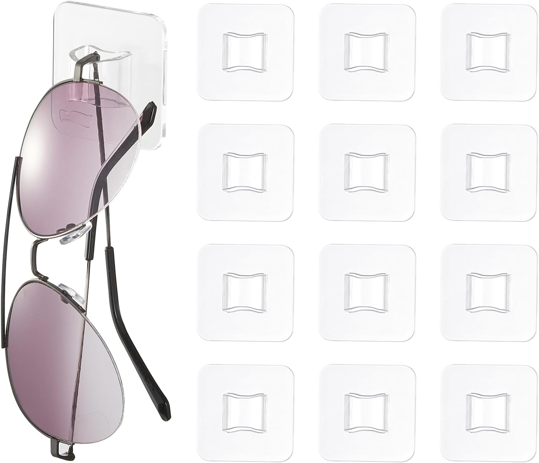 Amazon.com: Hariendny 12 Pack Sunglasses Organizer Wall Mounted ...