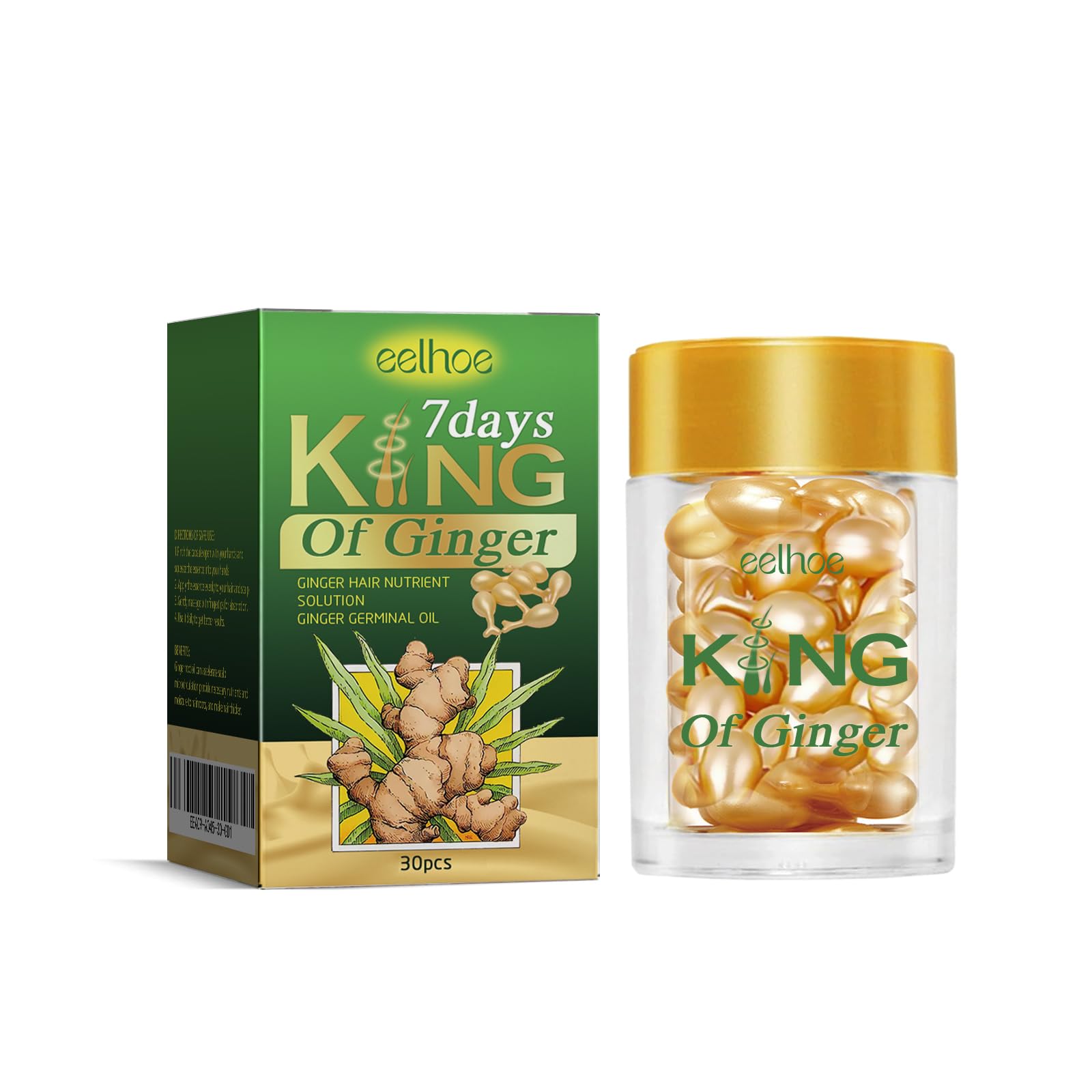 Buy King of Ginger Hair ent Solution, Deep Nourishing Hair Serum s with ...