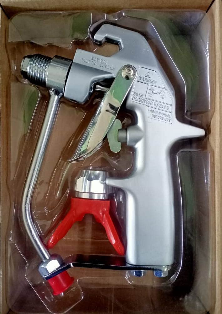 Airless Spray Gun For Painting - 5000 PSI with TIP Guard SILVER PLUS ...