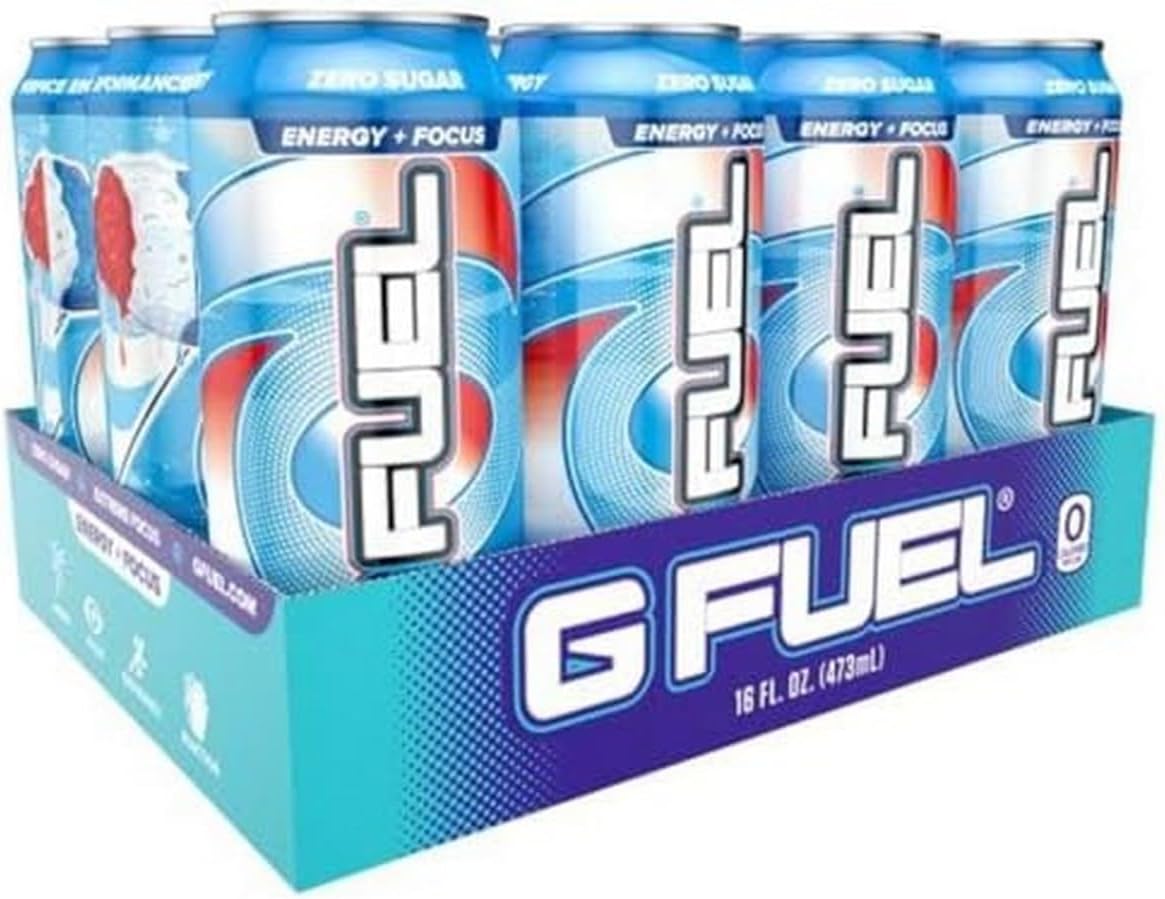 Amazon.com: G Fuel Energy Drink, Sour Blue Raspberry, Sugar Free ...