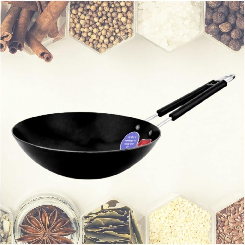Buy Being One Pure Iron Saute Pan/Fyring Pan With Long Stainless Steel ...