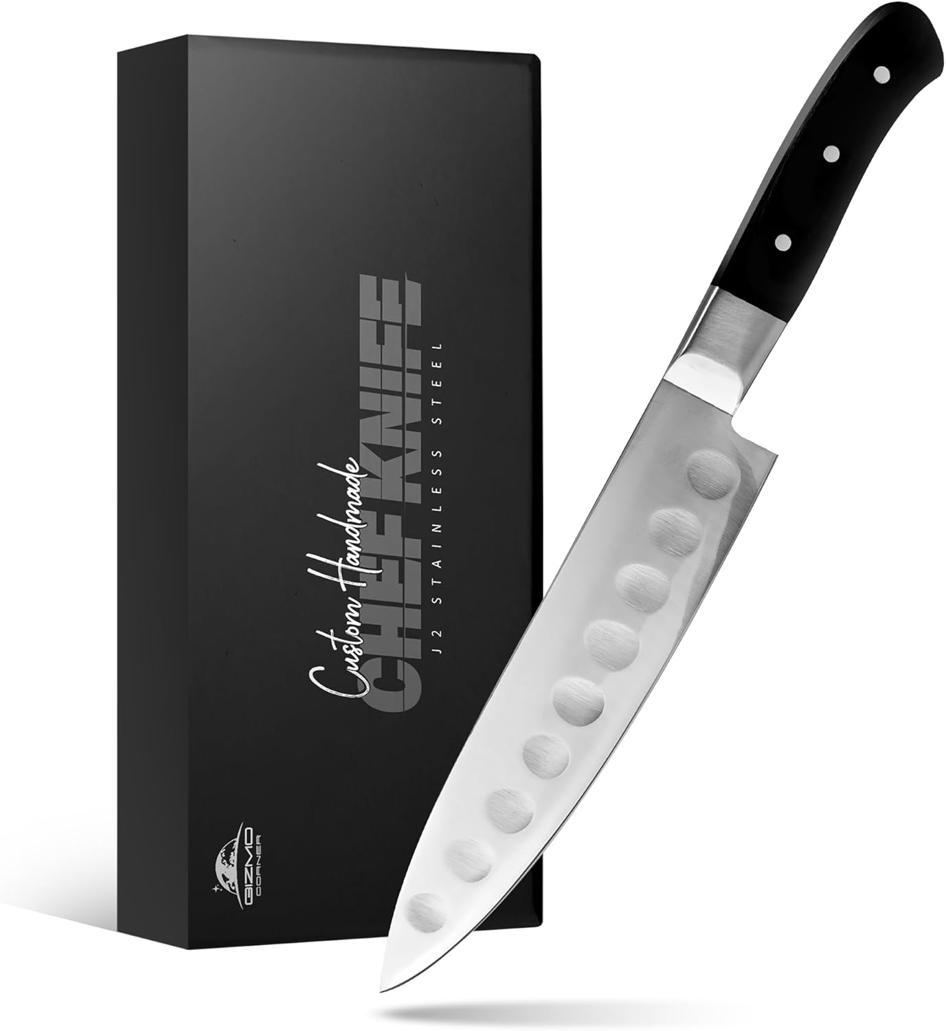 Amazon.com: GIZMO CORNER Zephyr Hand-Forged Chef's Knife - J2 Japanese ...