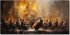 Amazon.com: Classical Music Wall Art - Abstract Orchestra Paintings ...