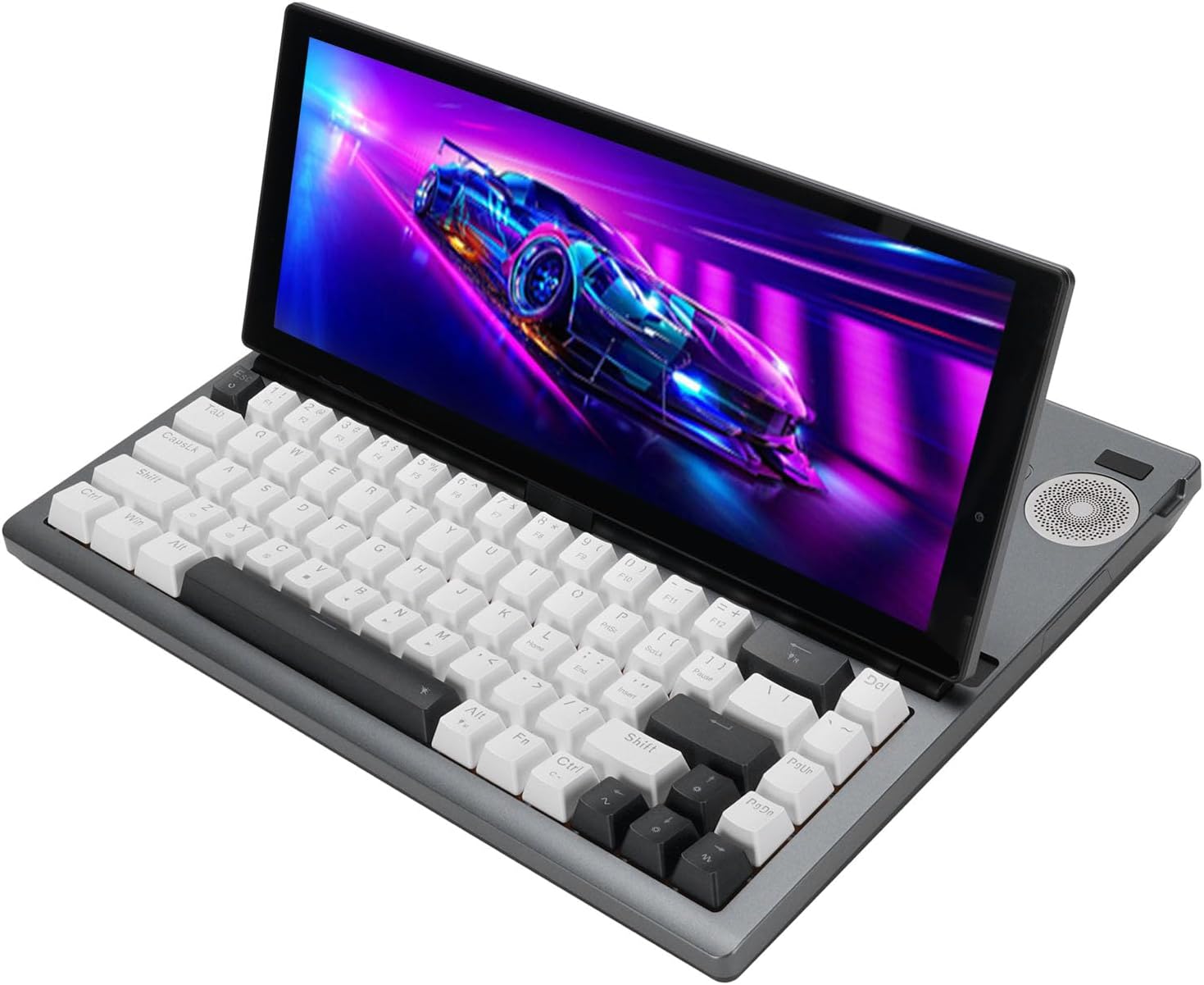 Touchscreen Gaming Mechanical Keyboard, 68 Keys USB Wired RGB LED ...