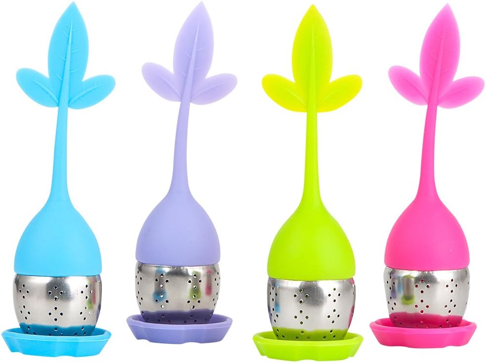 Tee-Ei, COOCANKE Teeei 4 Stück Set Teefilter Teekugel Teesieb mit ...