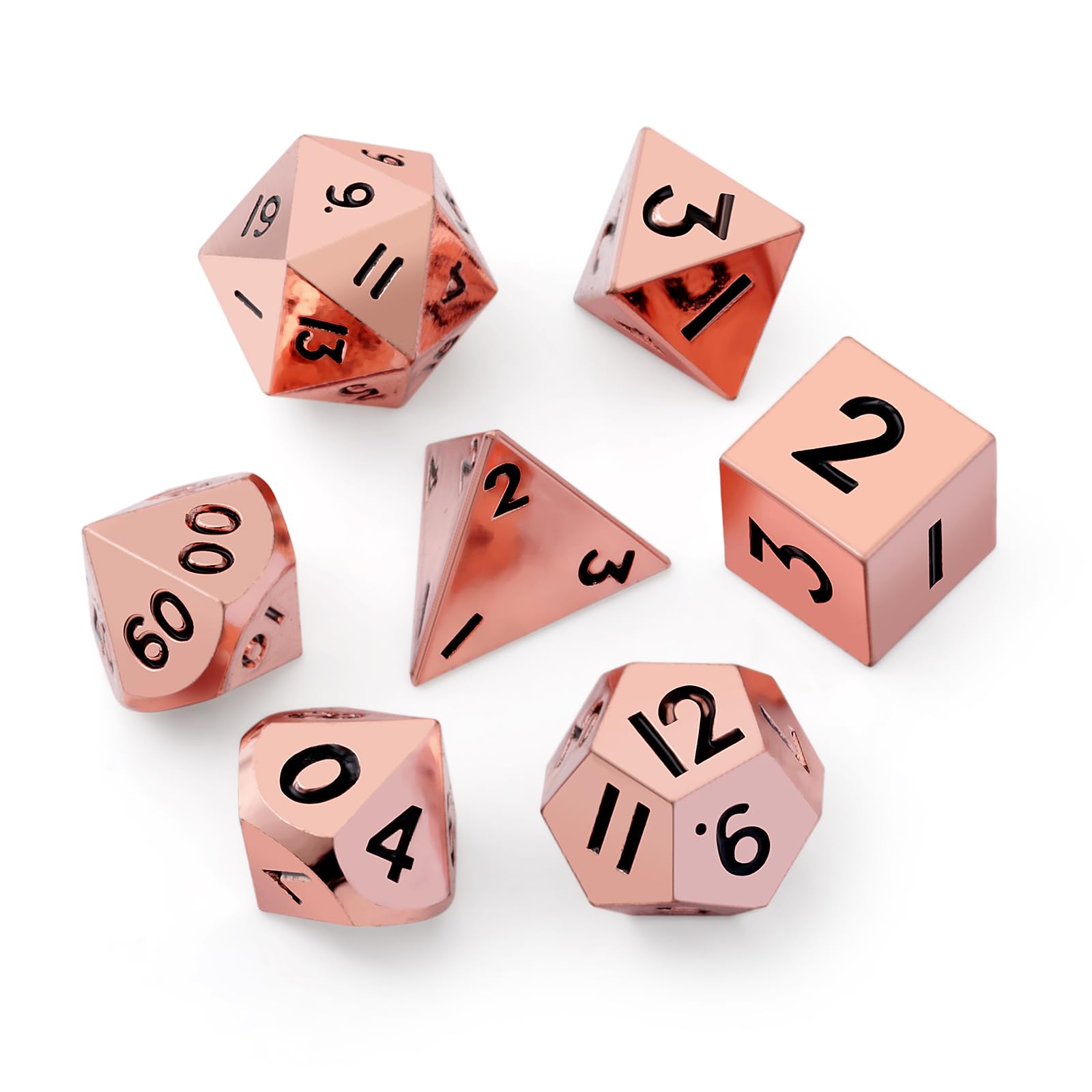 Mini Dice Set Dnd Dndnd 10mm Metal Dandd Dice Set