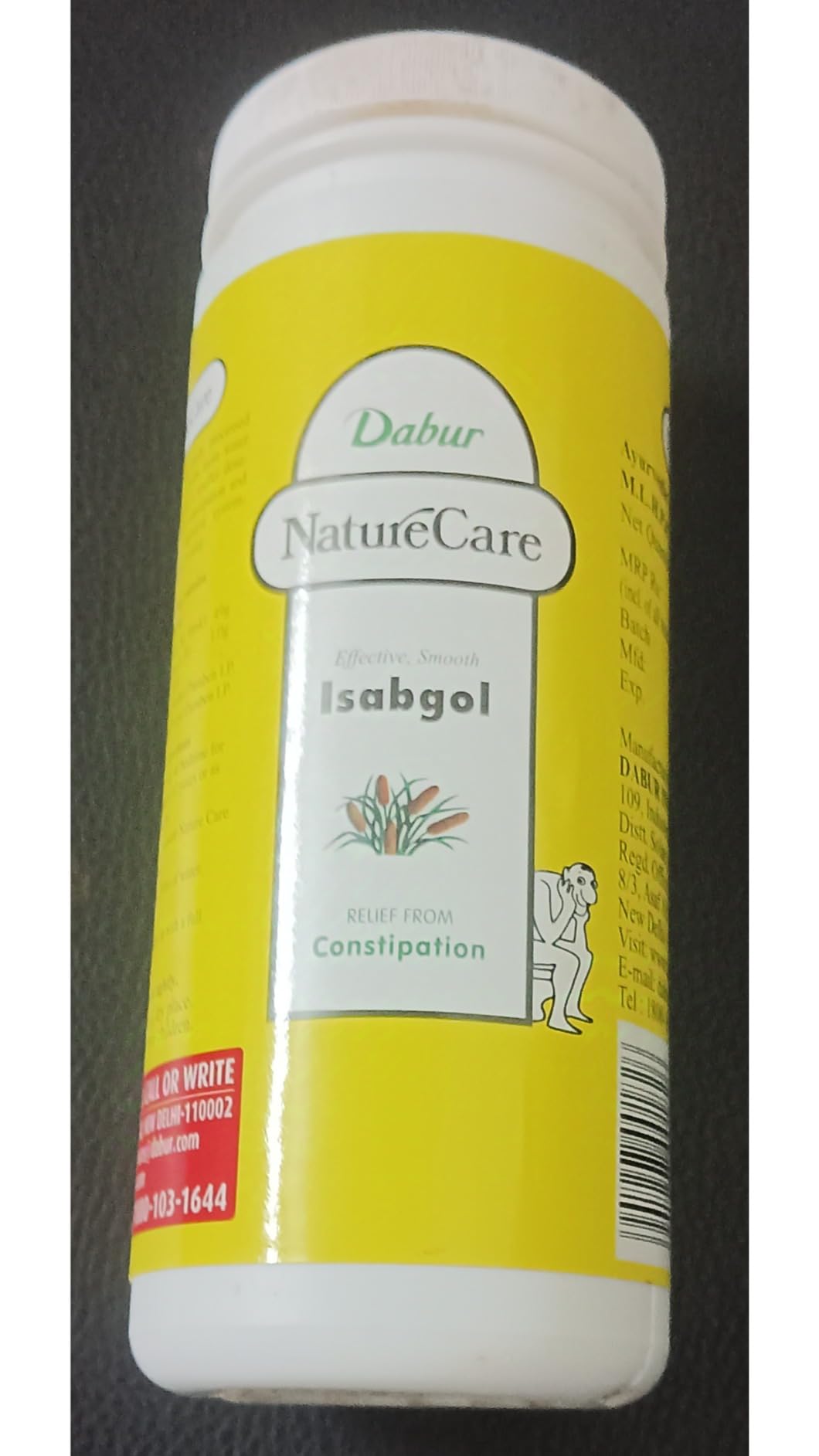 Buy Dabur Sat Isabgol ( Psyllium Husk ) - 180/200 g | Rich in Fiber ...