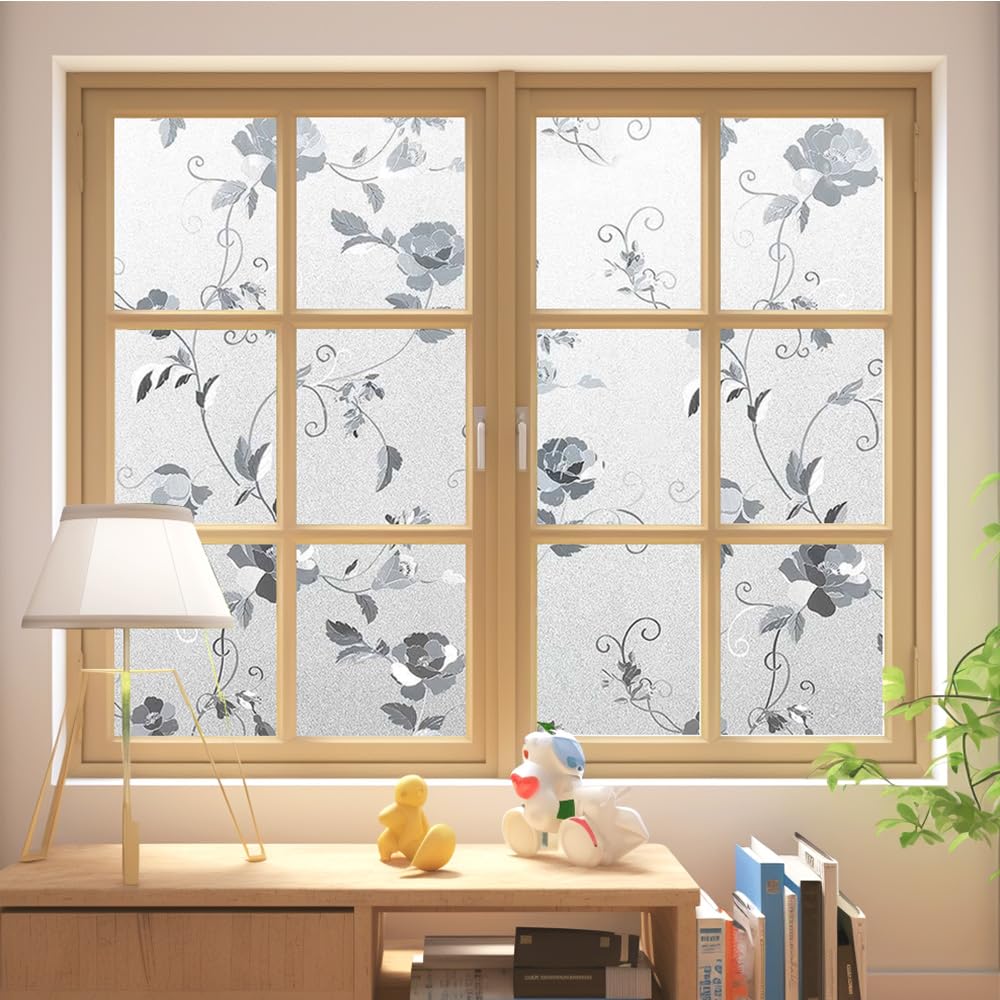 Amazon.com: Window Privacy Film, Rainbow Window Clings, Decorative ...