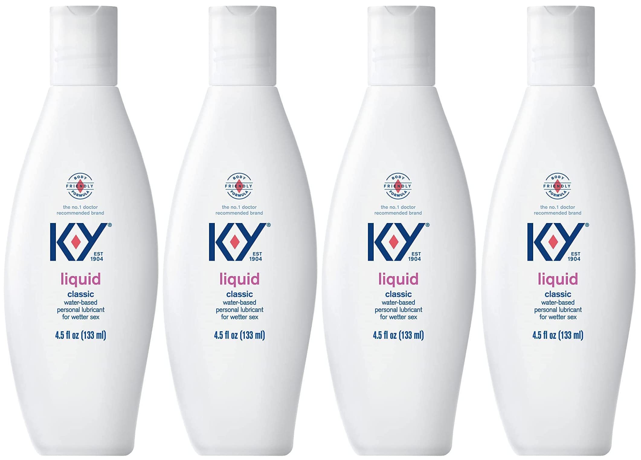 Amazon.com: K-Y Liquid Personal Lubricant 4.5 oz (Quantity of 4 ...