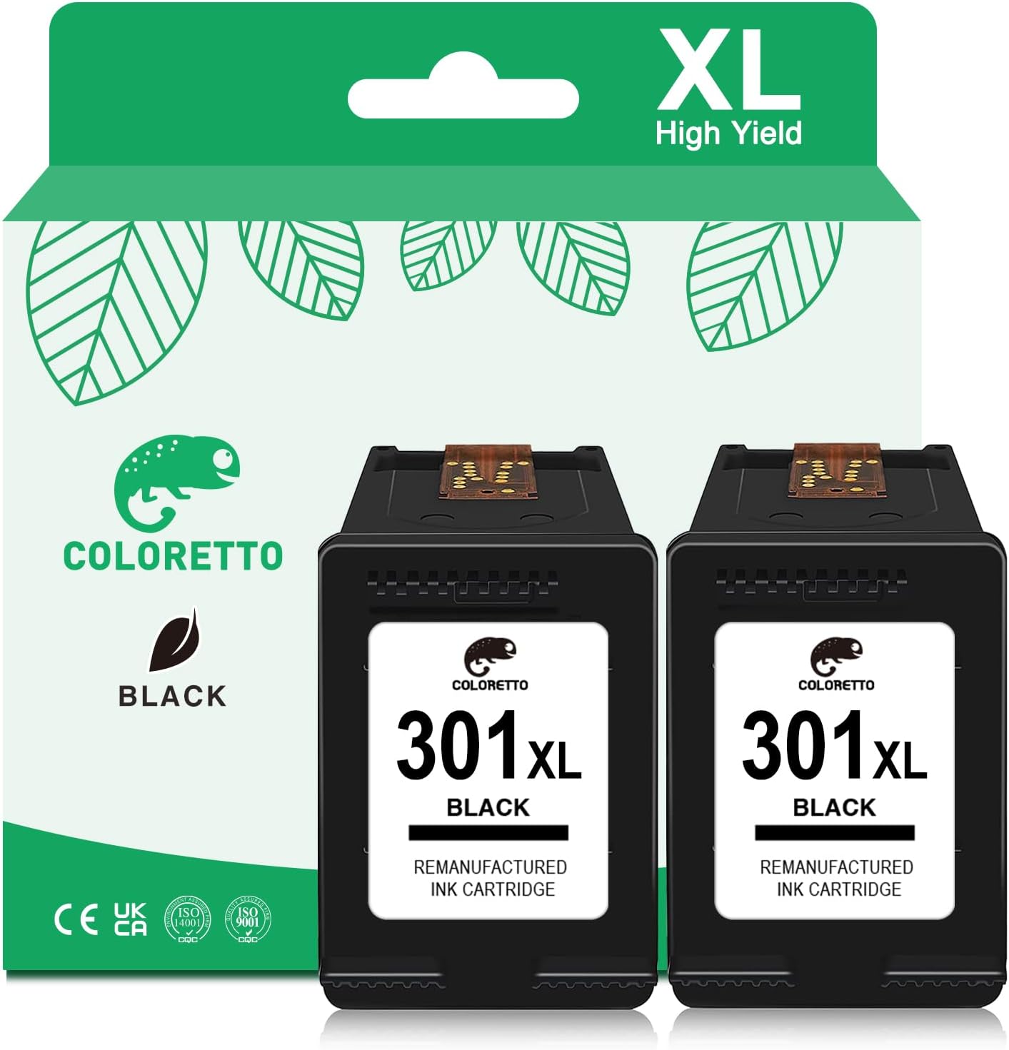 Cartucce 301, Sostituzione per Cartuccia HP 301 Nero, Sunnieink 301 XL ...