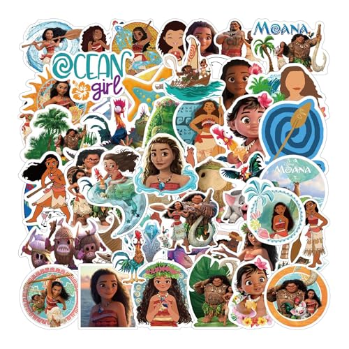 Moana 2 cartoon 104-piece waterproof sticker set | al mejor precio de ...