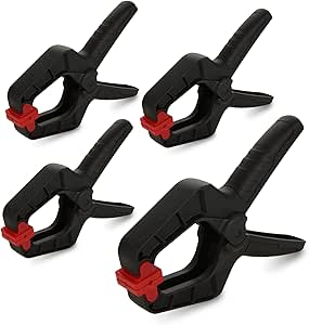 LDHHYH 4 Pack Spring Clamps, 8 Inch Clamps for Woodwork Plastic Heavy ...