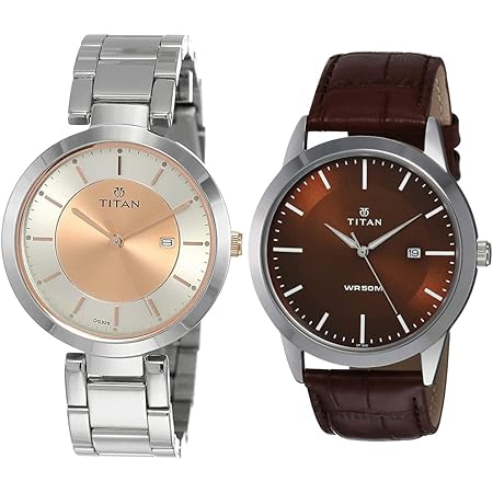 Titan Watches Combo (NK2480KM01,1584SL04) : Amazon.in: Fashion