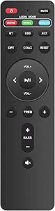 Amazon.com: AULCMEET Replacement Remote Control Compatible with Bestisan MEGACRA BYL Soundbar ...